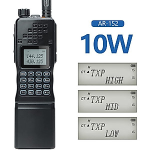BAOFENG AR-152 10W Ham Radio Military Grade Dual Band Handheld Two-Way Radio Long Range Walkie Talkies includes Full Kit with Carrying Case