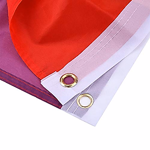 Rainbow Pride Flag 6 Stripes 3x5ft - Staont Flag Vivid Color and UV Fade Resistant - Canvas Header and Brass Grommets (Rainbow Flag 3x5ft (1PACK))