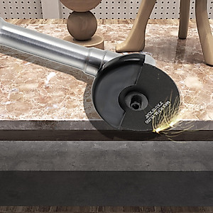 EODSAD Pneumatic Air Cut Off Tool Angle Grinder Tool 1/4 Air Die Grinder Kit 3 inch Extended Reach Air Cut Off Tool with 5 inch Extra Reach 18000 Rpm 180 Degree Mill Engraving Tool