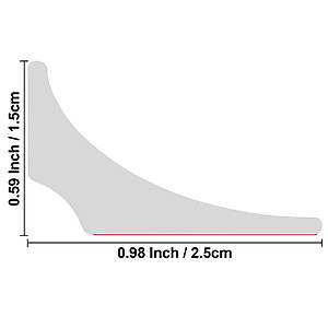 Raycity 39" Shower Threshold Water Dam Barrier Transparent Shower Water Blocker Door Bottom Seal Stopper Bathroom and Kitchen Shower Water Guard for Dry And Wet Separation Caulk Seal Strip Edge Trim