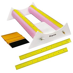 Cup Cradle for Tumbler with an Adjustment Pad and a Felt Edge Squeegee, Vinyl Holder with Foam Measurements for Crafting Decals on Cups and Bottles