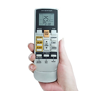 PROROK Air Conditioner Remote Control Compatible for Fujitsu Ar-Rae1u Ar-Rae2u Ar-rah2u Ar-rac1c Ar-rah1u Ar-ry3 Ar-ry4 Ar-ry5 Ar-Ry8 Ar-Ry9 Ar-ry11 Ar-ry12 Ar-ry13 Ar-ry15 Ar-ry16 Ar-ry18 Ar-ry19