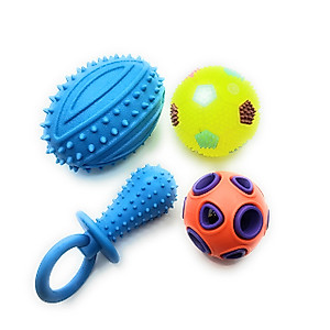 Universal Products tech Tough Durable Squeaky Interactive Dog Toys for Puppy Teeth