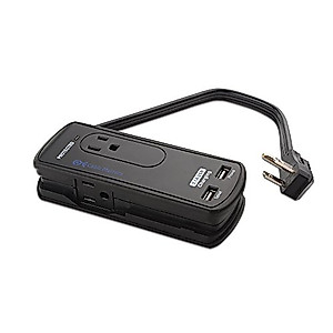Cable Matters 2 Outlet Surge Protector Power Strip with USB Dual Port 3.4 Amp Charging