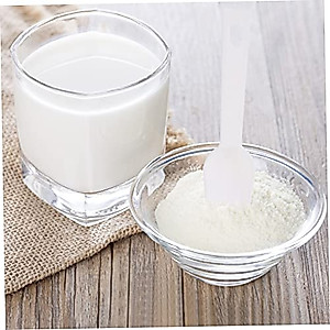 Amosfun 12pcs Grinder Cleaning Brush Espresso Ground Coffee Espumador De Leche Practical Coffee Bean Spoon Coffee Beans Espresso Coffee Grinder Brush Tea Spoon Coffee Measuring Pp White