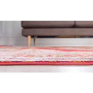 Unique Loom Baracoa Collection Area Rug - Regla (2' 2" x 6' 1" Runner, Red/ Green)