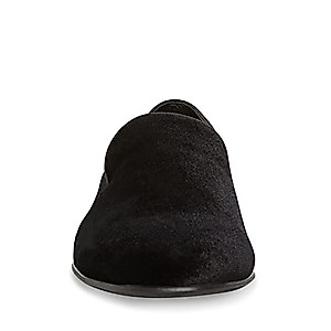 Steve Madden Men's Laight Loafer, Black Velvet, 9.5