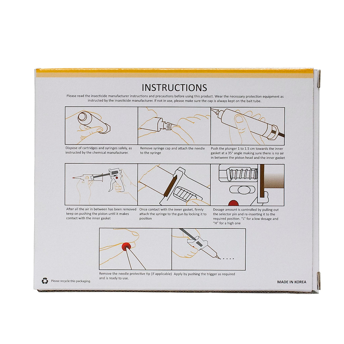 VectorFog DH1 Professional Gel Bait Gun Standard 35 Grams