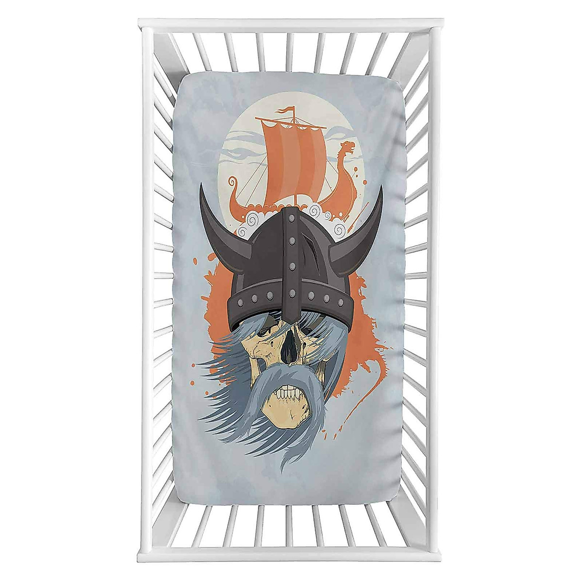 Lyzelre Custom Fitted Crib Sheet Design Your Baby Own Fitted Sheet with Photos Text Customized Picture Microfiber Fitted Baby Sheet for Kids Birthday Christmas Halloween New Year Gift,28"x52"x8"