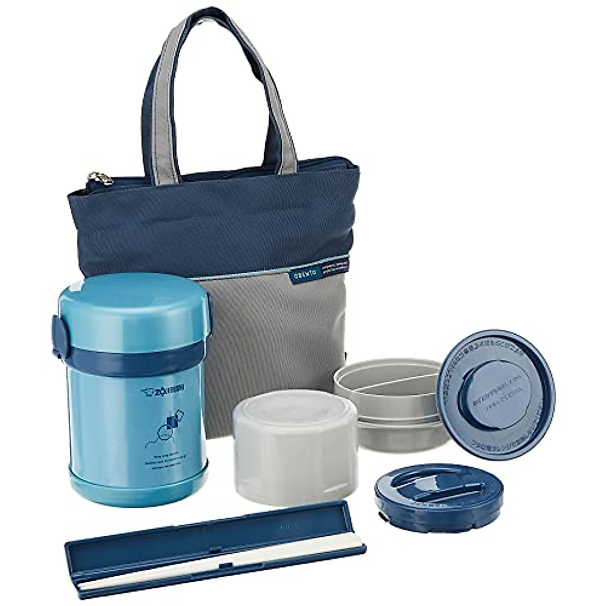 Zojirushi Ms. Bento Stainless Lunch Jar, One size, Aqua Blue