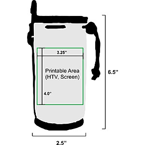 Blank Neoprene Water Bottle Coolie (4 Pack, Purple)