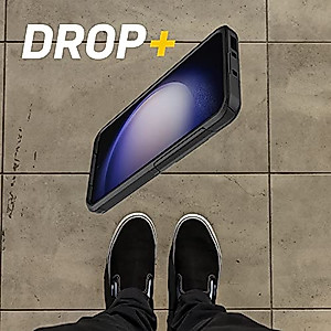 OtterBox Galaxy S23 Commuter Series Case - BLACK, slim & tough, pocket-friendly, with port protection