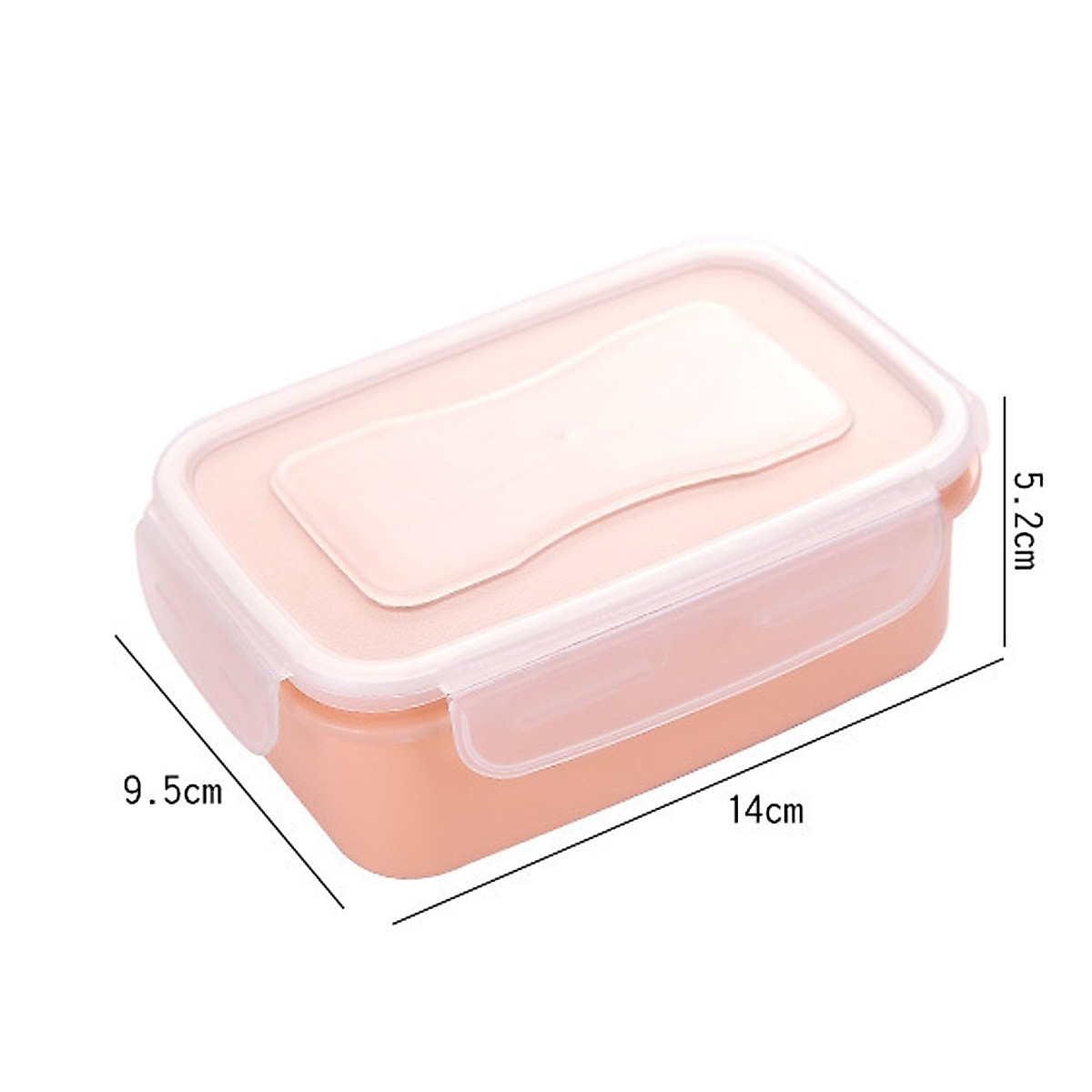 SUNFECILI Food Storage Containers With Lids Bento Box Lunch Boxes Mini Refrigerator Organizer With Lid Bento Boxes With Leak Proof Locking Lids Rectangular Airtight Food Storage Box