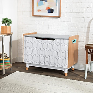 KidKraft Mid-Century Kid™ Toy Box, Gift for Ages 3+