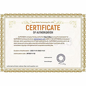 2022 Newest Super Box S3 PRO, Authorized Seller TV Box with Voice Remote and Detailed Install Instructions (2GB RAM + 32GB ROM)