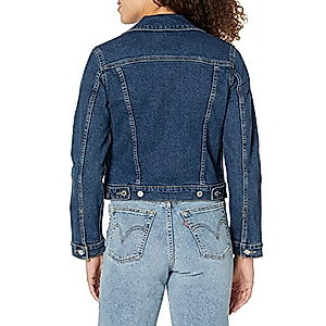 Signature by Levi Strauss & Co. Gold Women's Original Trucker Jacket (Available in Plus Size), (New) Dark Horizon, X-Large