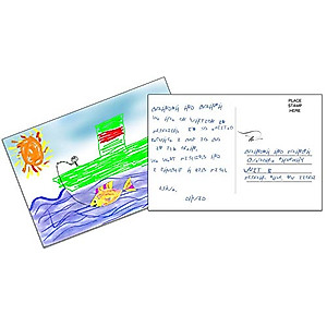 Postcards Blank, White, Mailable, 4"x6", Pack of 50 Cards | Thick Heavy 14pt Cardstock | Write, Draw or Print on Either Side | Use Back Side for Mailing | Great for Invitations, Announcement, Holidays