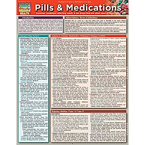 Pills & Medication QuickStudy Laminated Reference Guide (QuickStudy Health)