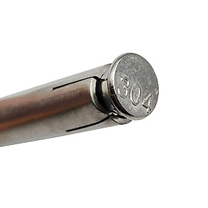 Sipery 5Pcs 304 Stainless Steel Ring Lifting Expansion Eyebolt Screw Closed Hooks Anchor Bolt M6x80mm