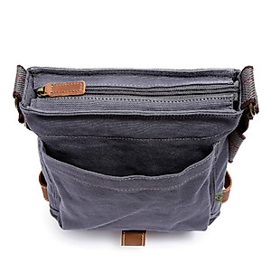 Atona Classic Flap Crossover Bag (Grey)