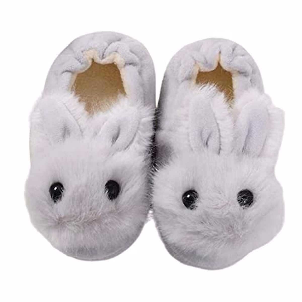 Toddler Girls Boys Home Slippers Fuzzy Warm Winter Indoor Bunny Slipper Kids Lightweight Plush Shoes