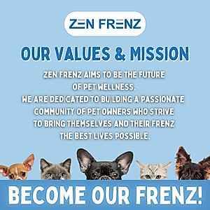 Zen Bites - Calming Chews for Pets - 120 Count - Organic Hemp Treats for Dogs & Cats - Stress Relief - Promotes Relaxation - Thunderstorms - Fireworks - Travel Friendly