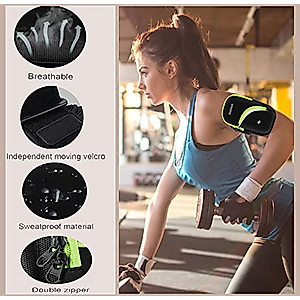 Armband Cell Phone Holder for Running Workout Exercise Sports Phone Arm Bands Pouch Bag, Running Armband for iPhone 14 13 12 11 Pro Max XS XR X Plus Samsung Galaxy Up to 6.9"