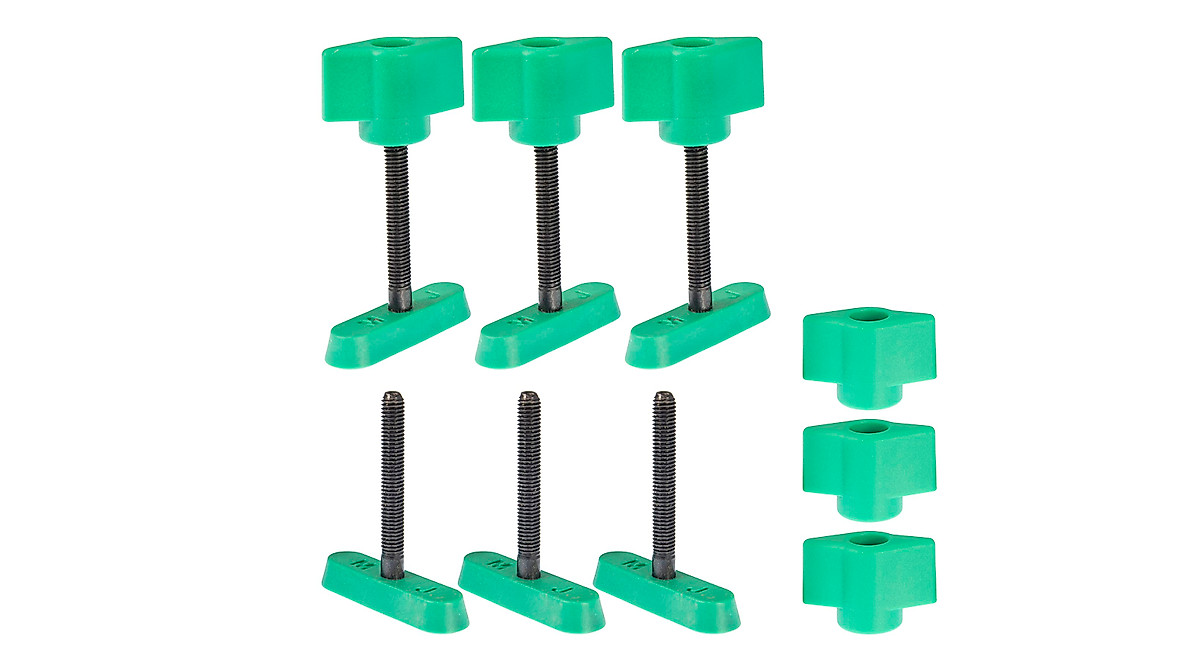 MICROJIG MATCHFIT Dovetail Track Hardware - 4-Piece Set