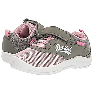 OshKosh B'Gosh Girls Noomo Sneaker, Olive, 6 Toddler