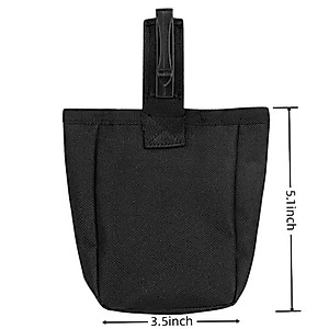 YMMMY ROSE Dog Treat Training Pouch Bag Clip On Portable Pet Snack Bag Puppy Hands-Free Pouch Waist Feed Snack Reward Bag Dog Training Behavior Aids Bag with Magnetic Closure