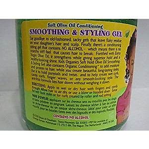 Originals by Africa's Best Soft Hold Olive Oil Conditioning Smoothing & Styling Gel, 15oz Jar