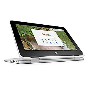 HP X360 Chromebook 11.6-inch 2-in-1 Touchscreen HD Laptop PC, Intel Celeron N3350 up to 2.4GHz Processor, 4GB DDR4, 64GB eMMC, WiFi, Webcam, Stereo Speakers, Bluetooth 4.2, Chrome OS, Snow White