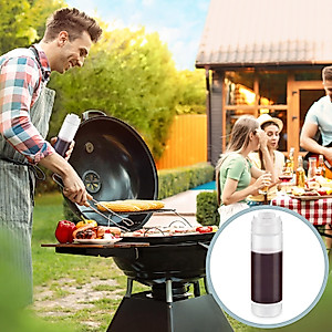 Didaey 4 Pcs Squeeze Bottles Refillable 20 oz, Inverted Plastic Tip Large Valve Dispenser Condiment Squeeze Bottle for Sauces Ketchup Sour Cream Self Sealing Syrup Dispenser for Restaurants (White)