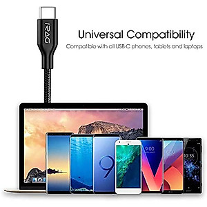 iRAG 2 Pack Charger Cable for Motorola Moto G Stylus 5G, One 5G, One 5G Ace, G100, G Play, G Power, G Fast, Edge, G7 Plus, G7 Play, Edge Plus, RAZR - Braided 6FT USB C to A Fast Charging Cord