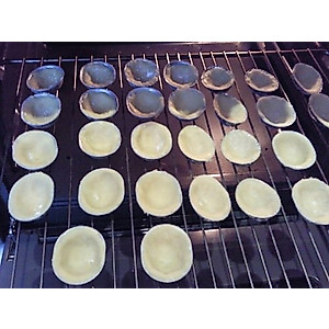 Metal Mold Form Nuts For Sweet Russian Nuts Oreshki Pastry Cookie Nutlets (Set of 40 pcs)