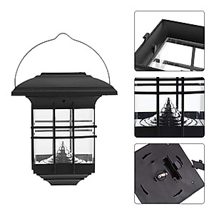 Landscape LED Light, Solar Power Hanging Cylinder Lanterns LED Landscape Path Outdoor Decorative Chandelier Light Waterproof Warm White LED Light for Home Garden Path Courtyard