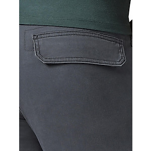Wrangler Authentics mens Regular Tapered Cargo Pants, Pewter, 32W x 34L US