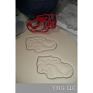 YNGLLC LIGHTNING MCQUEEN RACE CAR CARS CARTOON CHARACTER SPECIAL OCCASION COOKIE CUTTER BAKING TOOL 3D PRINTED MADE IN USA PR2293, Red