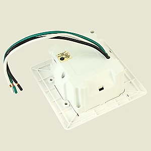 Element-Hz Power Series In-Wall Surge Protector w/Recessed Dual Outlet, 1080 Joules