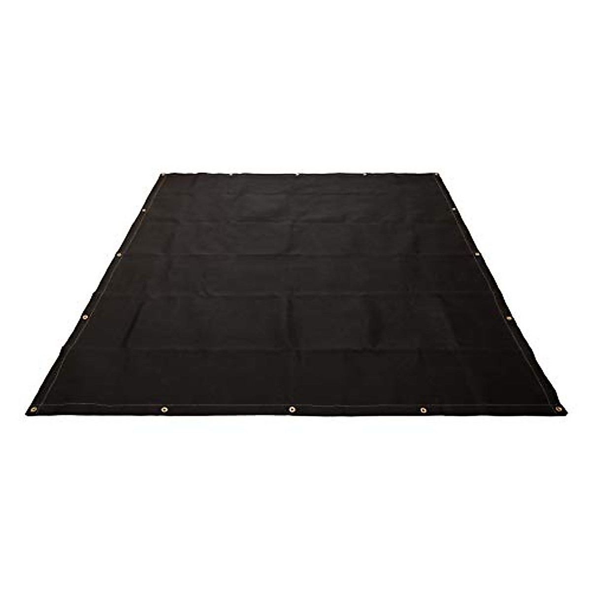 Waylander Svalinn Fiberglass Welding Blanket – Flame Retardant Fabric Up to 1400°F; Heavy Duty Double-Sided Vermiculite Treated Fiberglass for Less Shed and Fierce Spark Protection (6' x 6', BLACK)