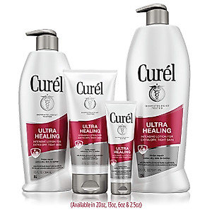 Curél Ultra Healing Body Lotion, Moisturizer for Extra Dry Skin, Body and Hand Lotion with Advanced Ceramide Complex and Hydrating Agents, 6 Ounce (Pack of 2)
