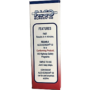AlcoScreen Saliva Alcohol Screen Test (Pack of 12)