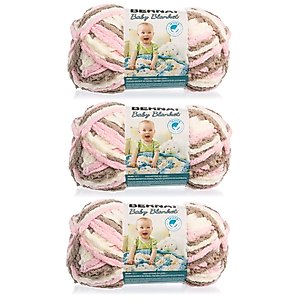 Bernat Baby Blanket Yarn (3-Pack) Little Petunias 161103-3421