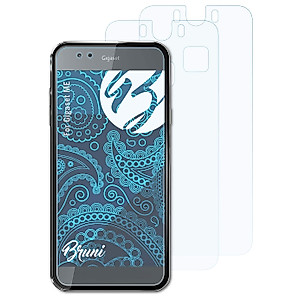 Bruni Screen Protector compatible with Gigaset ME Protector Film, crystal clear Protective Film (Set of 2)