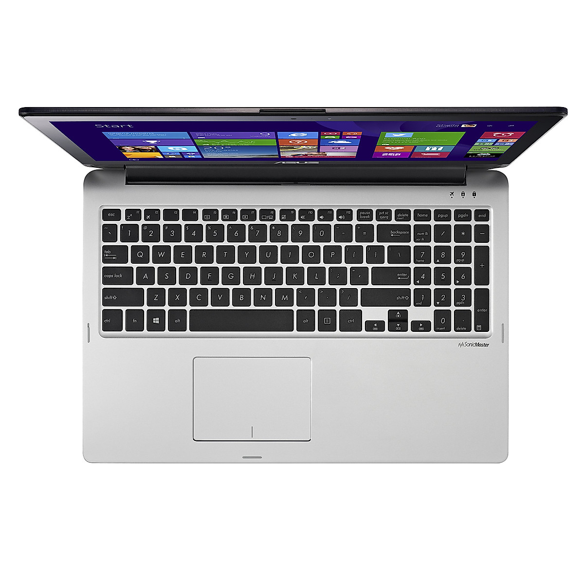 ASUS Flip 2-in-1 TP500LA-AS53T Laptop (Windows 8, Intel Core i5-5200U 2.2 GHz, 15.6" LED-lit Screen, Storage: 1 TB, RAM: 8 GB) Black/Silver