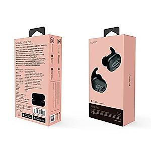 NUARL N10 Pro Active Noise Canceling ANC Truly Wireless Stereo Earphones Earbuds Bluetooth5 7hr Playback aptX AAC with HDSS IPX4 N10PRO-BM(Black Metallic)