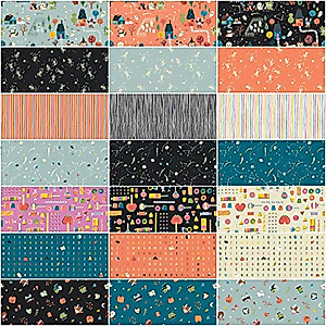 Jill Howarth Tiny Treaters 5" Stacker 42 5-inch Squares Charm Pack Riley Blake Designs 5-10480-42