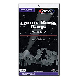 Silver Age Comic Bags and Backer Boards - 100ct