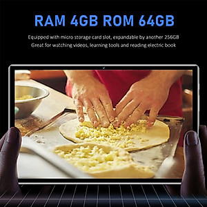 DAUZ Tablet, MT6735 Octa Core CPU 5G WiFi 10.1 Inch Touchscreen 2 in 1 4GB 64GB Tablet PC for Android 12 for Work (#3)