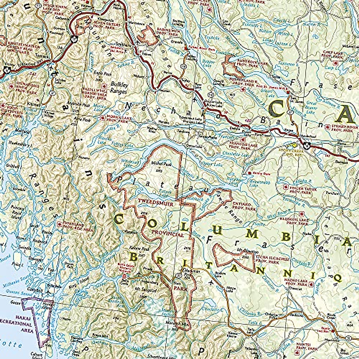 Canada West Map (National Geographic Adventure Map, 3113)